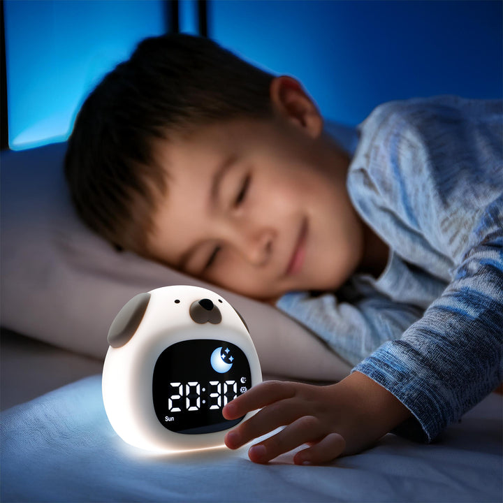 The Bright Basics Nightlight & Alarm Clock - Puppy – Bumble & Bright