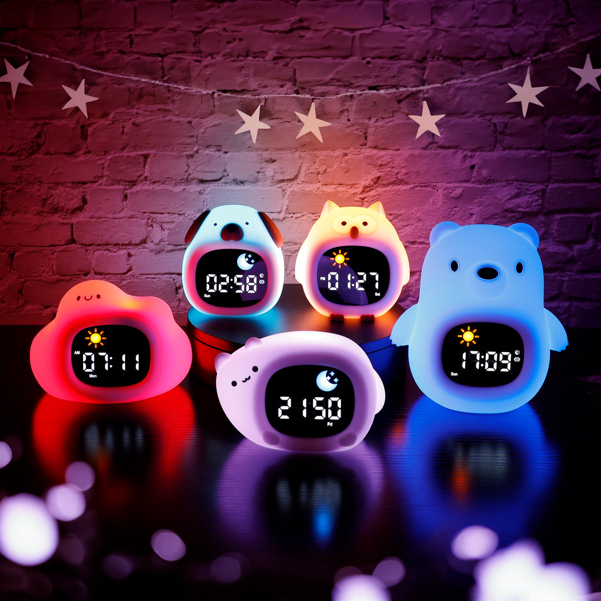 The Bright Basics Nightlight & Alarm Clock - Puppy – Bumble & Bright